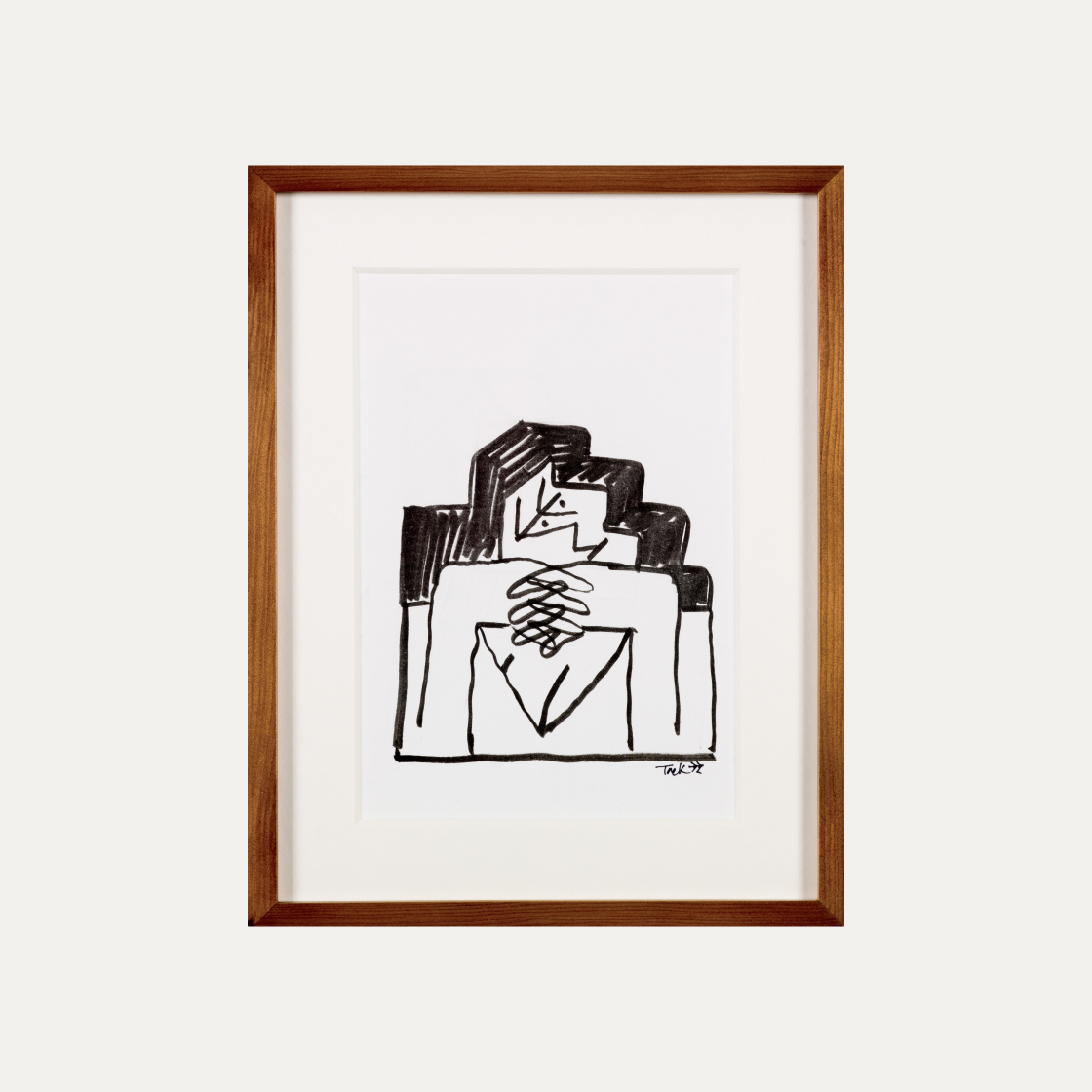 윤형택, Fondness 2306-16 드로잉 원화 | Yoon Hyungtaek | KREAM