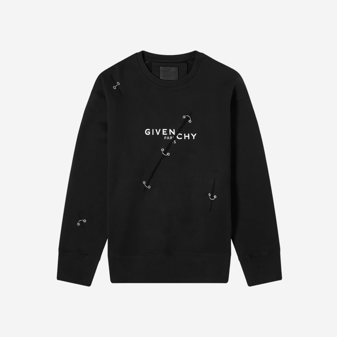 지방시 코튼 스웨트셔츠 블랙 | Givenchy | KREAM