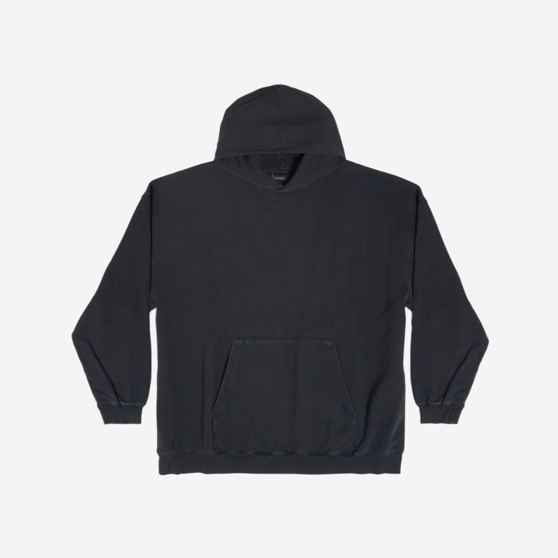 (W) 발렌시아가 백 라지 핏 후드 블랙 | Balenciaga | KREAM