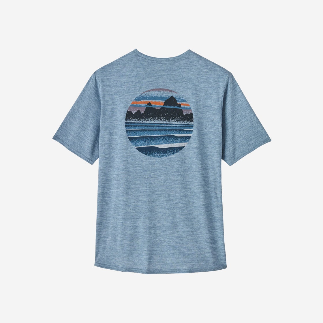 파타고니아 캐필린 쿨 데일리 그래픽 셔츠 스카이라인 스텐실 스팀 블루 X-다이 | Patagonia | KREAM