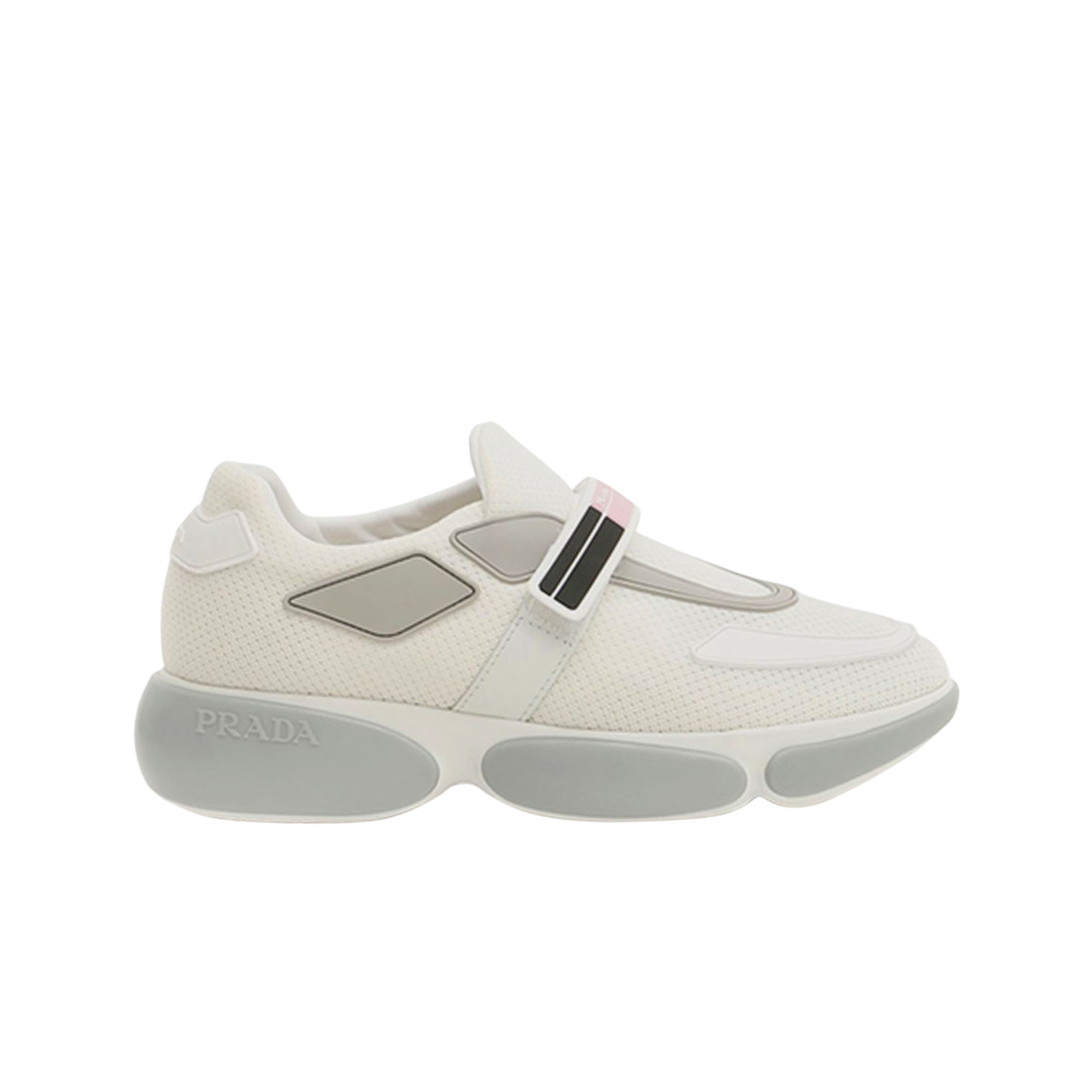 (W) 프라다 클라우드버스트 스니커즈 화이트 실버 | Prada | KREAM