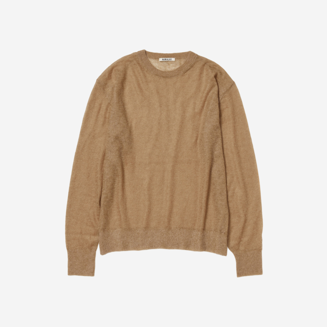오라리 키드 모헤어 니트 풀오버 카멜 - 23SS | Auralee | KREAM