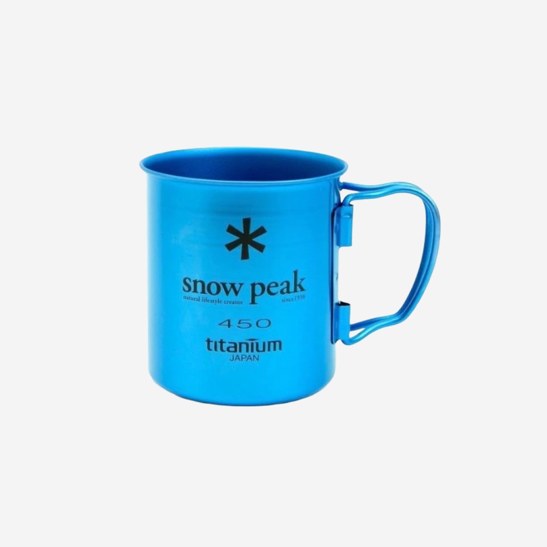 스노우 피크 티타늄 싱글 머그 450 블루 | Snow Peak | KREAM