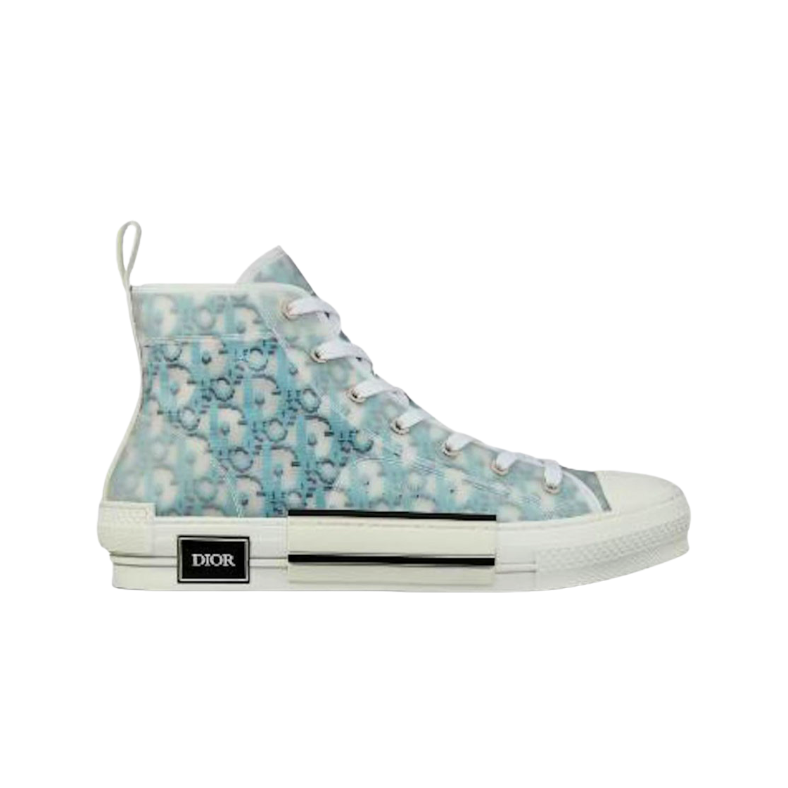 디올 B23 오블리크 캔버스 하이 베이지 & 블루 픽셀 | Dior | KREAM