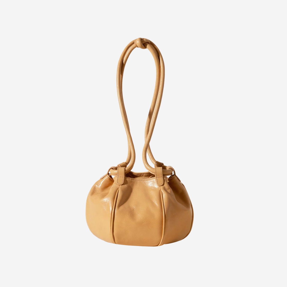 헤레우 글로불 미니 디스트레스드 벌룬 쉐이프 크로스바디백 위트 | Hereu | KREAM