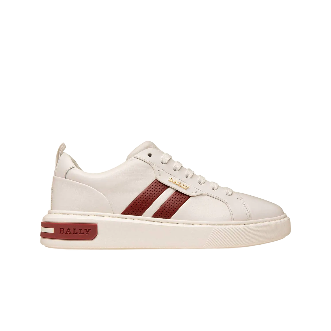 (W) 발리 리프트 레더 스니커즈 화이트 | Bally | KREAM