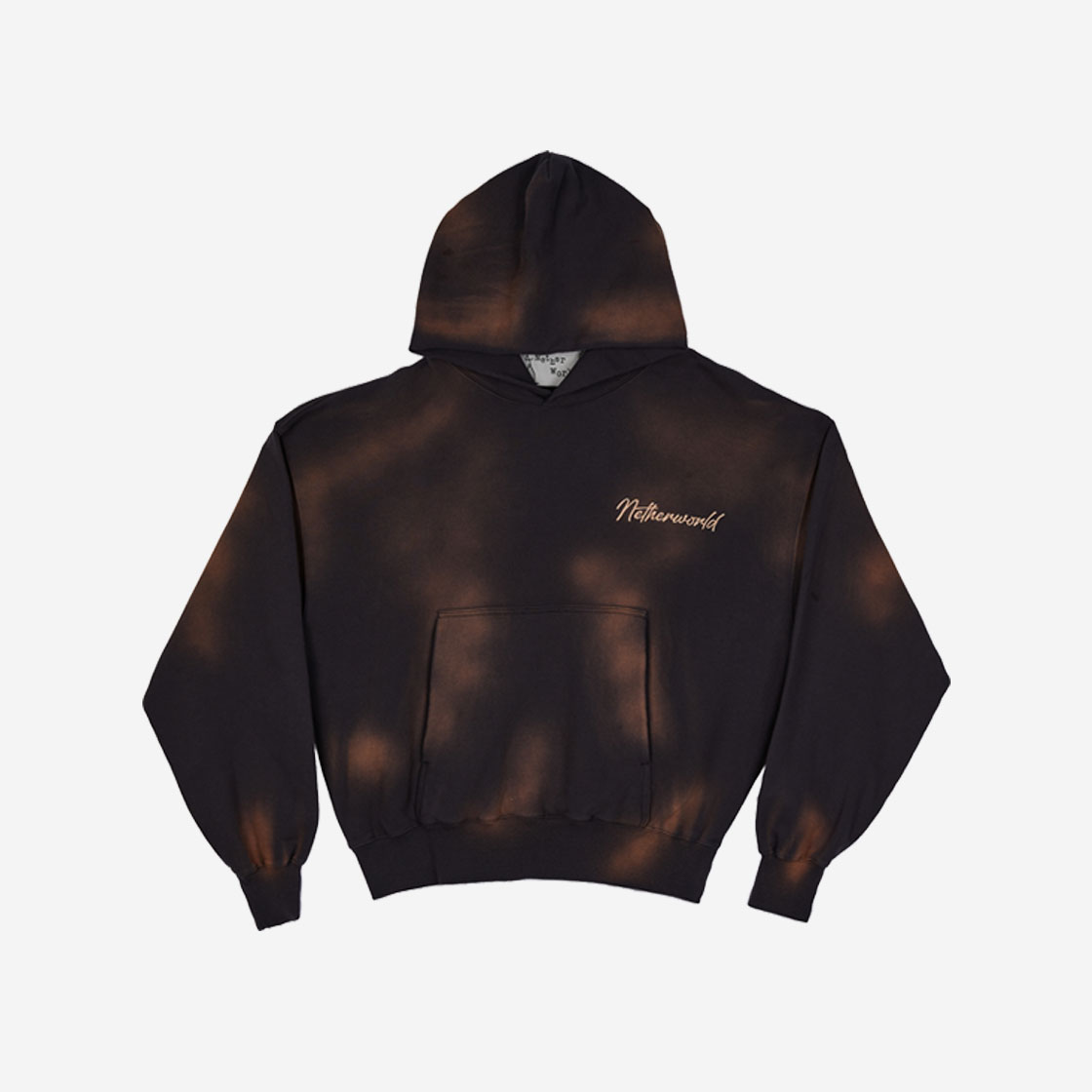 네더월드 워시드 후디 그레이 | NETHERWORLD | KREAM