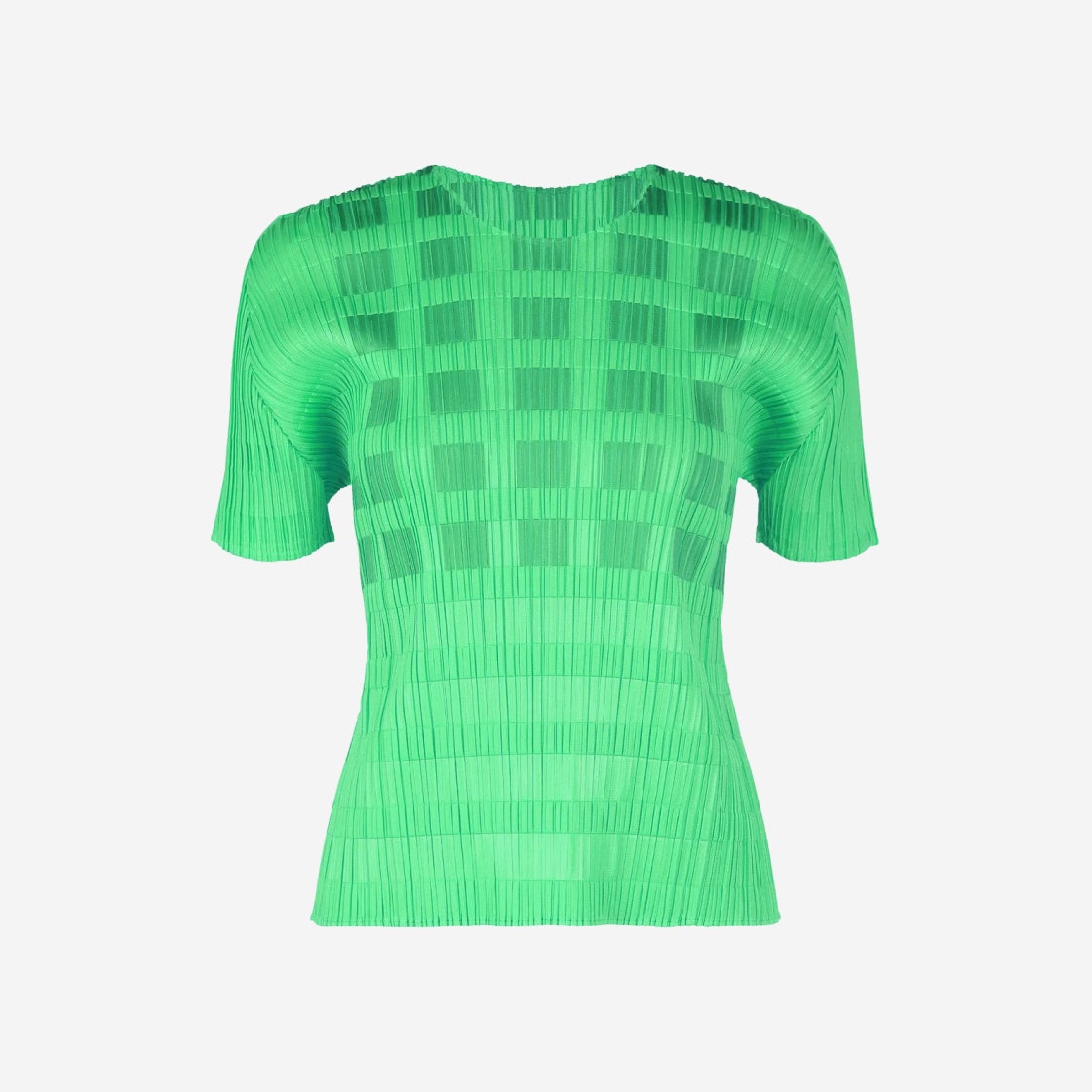 (W) 플리츠 플리즈 이세이 미야케 페이스 탑 그린 | Pleats Please Issey Miyake | KREAM