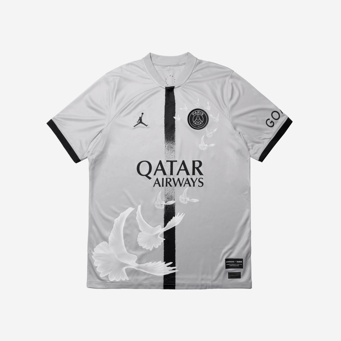 조던 x 파리 생제르맹 x 3.파라디 2022/23 드라이핏 스타디움 어웨이 저지 라이트 스모크 그레이 | Jordan | KREAM