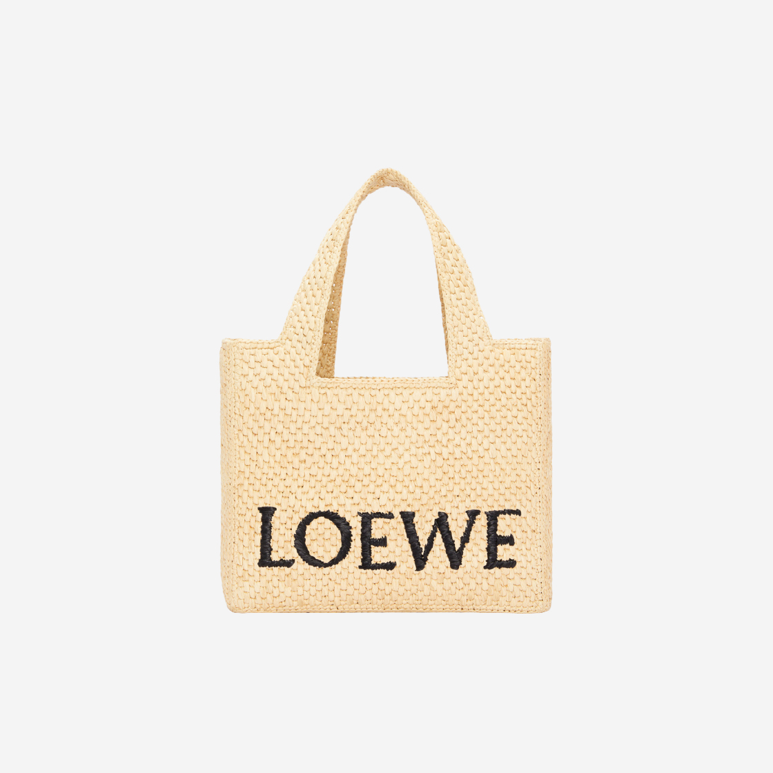 로에베 라피아 스몰 폰트 토트백 내츄럴 | Loewe | KREAM