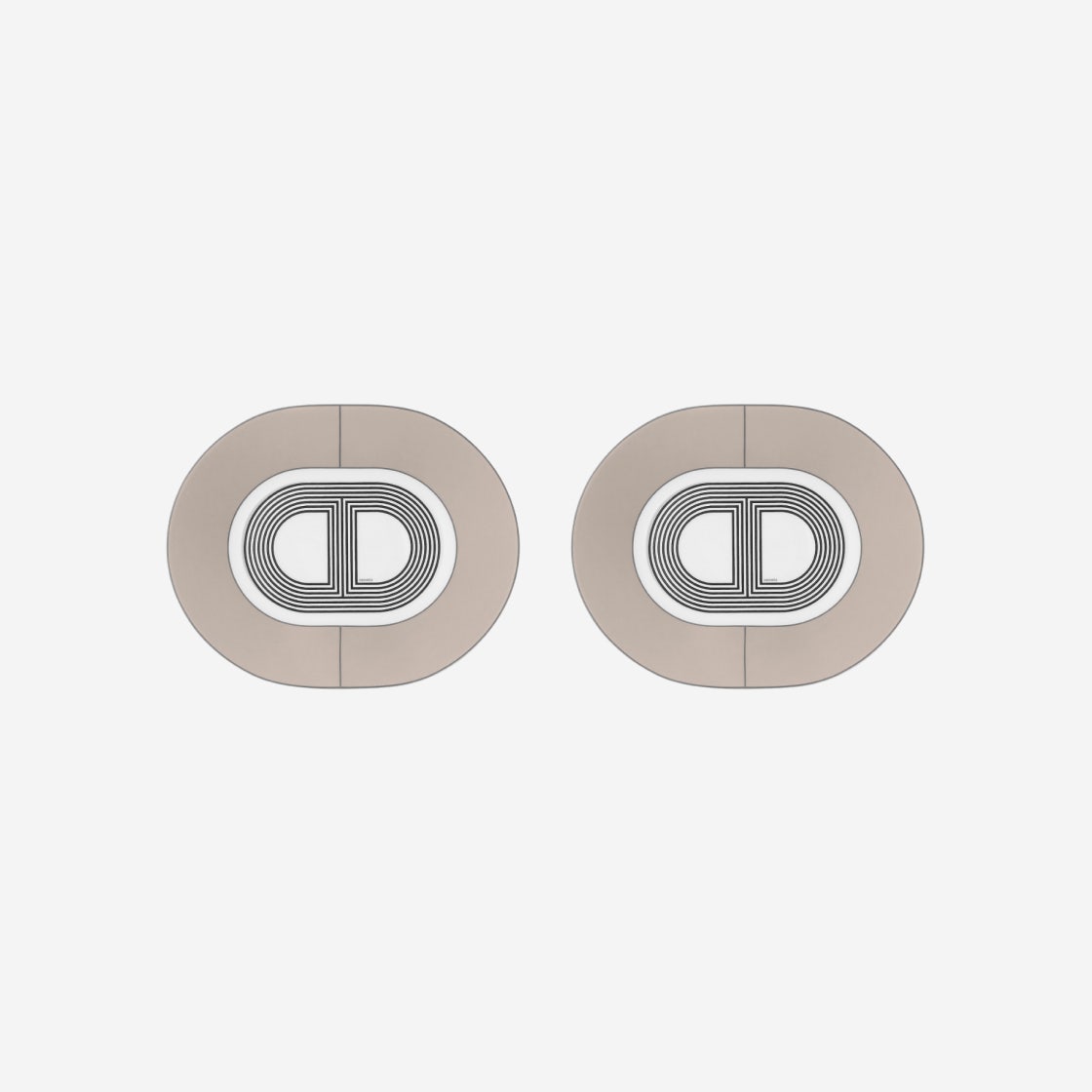 에르메스 랠리 24 스몰 오발 플레이트 그레이 (2개입) | Hermes | KREAM
