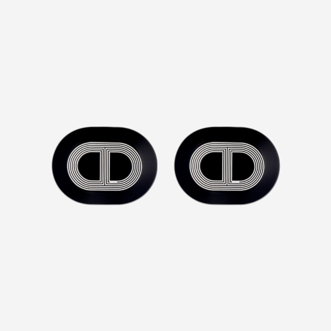 에르메스 랠리 24 미니 오발 플레이트 블랙 (2개입) | Hermes | KREAM