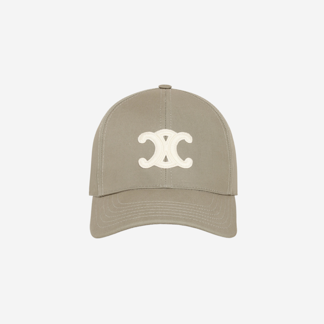 (W) 셀린느 코튼 트리옹프 베이스볼 캡 카키 라이트 | Celine | KREAM