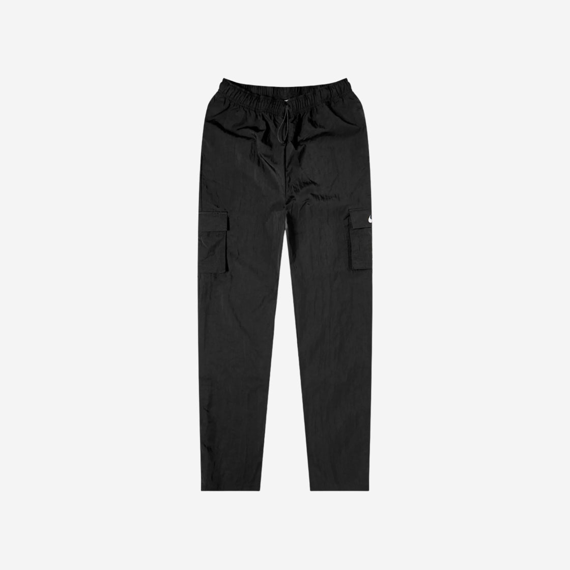 (W) 나이키 NSW 에센셜 하이라이즈 우븐 카고 팬츠 블랙 - 아시아 | Nike | KREAM