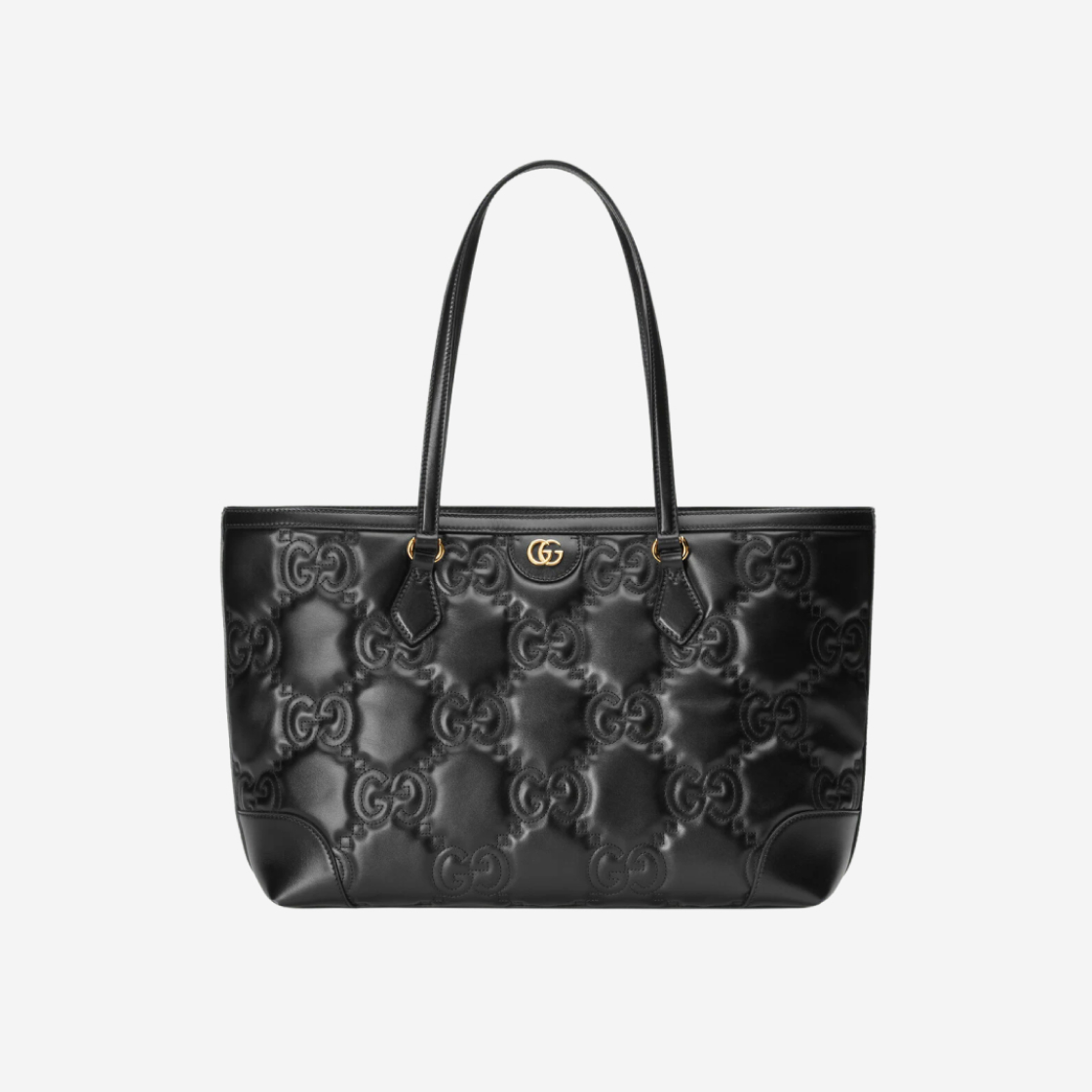 구찌 GG 마틀라세 미디움 토트백 블랙 | Gucci | KREAM