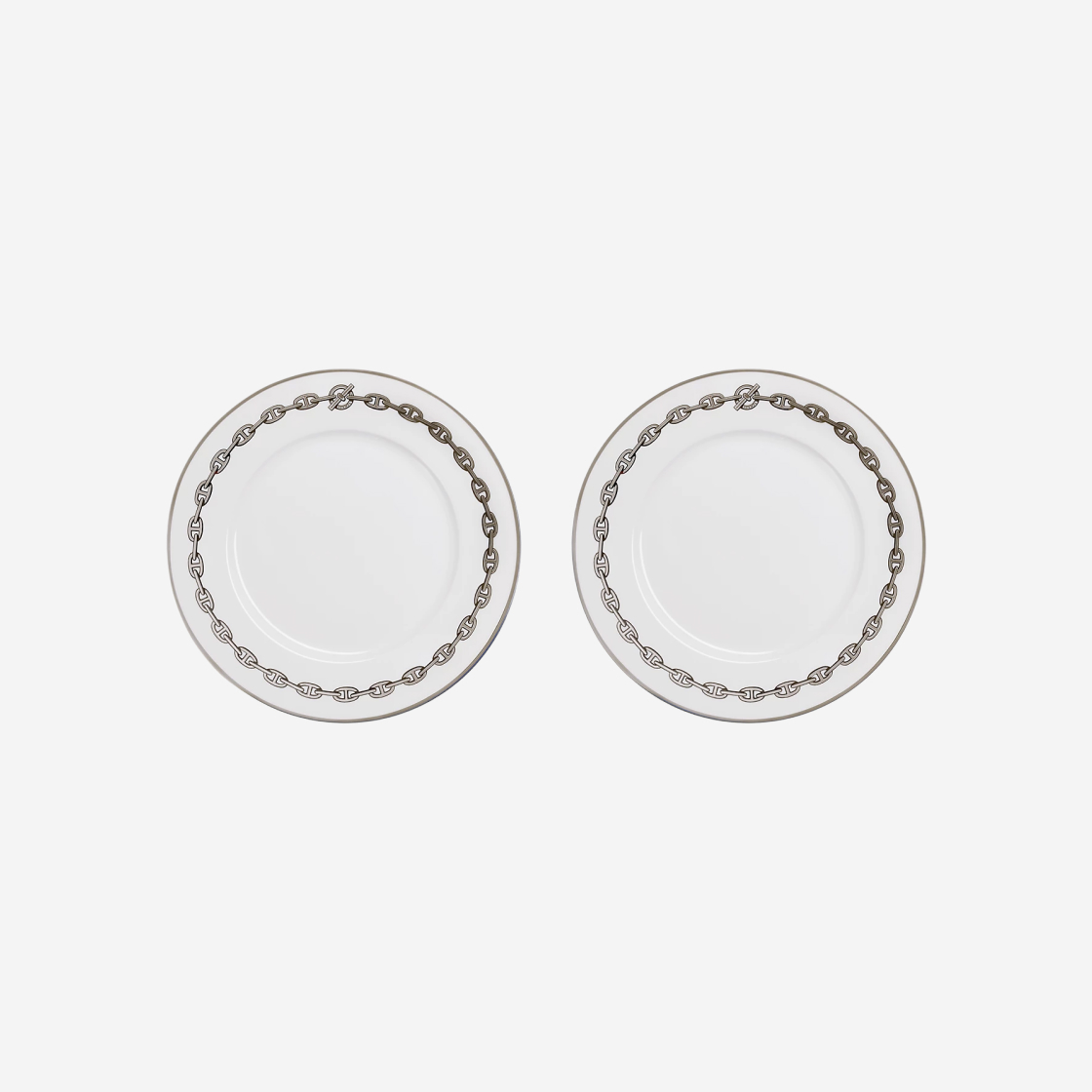 에르메스 샹달 디너 플레이트 플래티넘 (2개입) | Hermes | KREAM