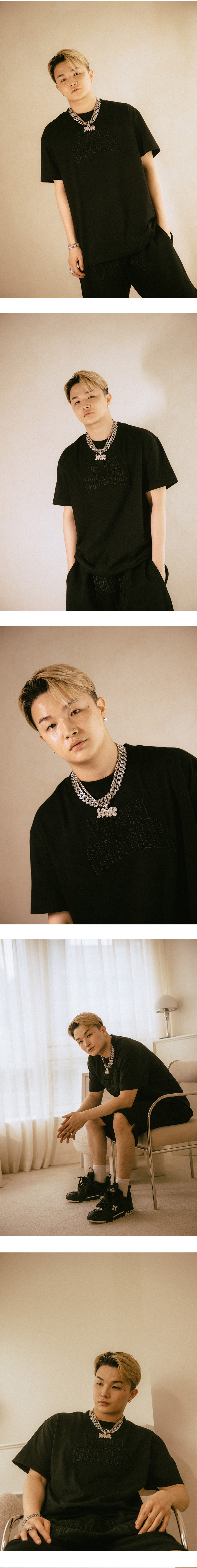 원체이서 뉴머니 티셔츠 블랙 | Won Chaser | KREAM