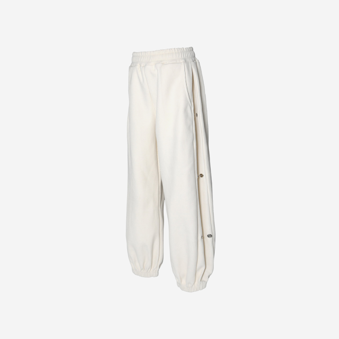 엠제이디 와플 사이드 스냅 와이드 팬츠 크림 | MJD | KREAM