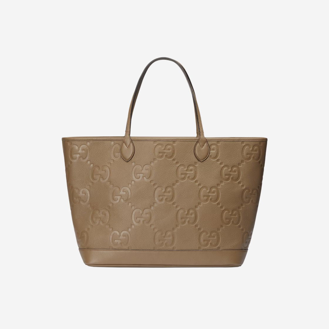 구찌 점보 GG 라지 토트백 토프 레더 | Gucci | KREAM