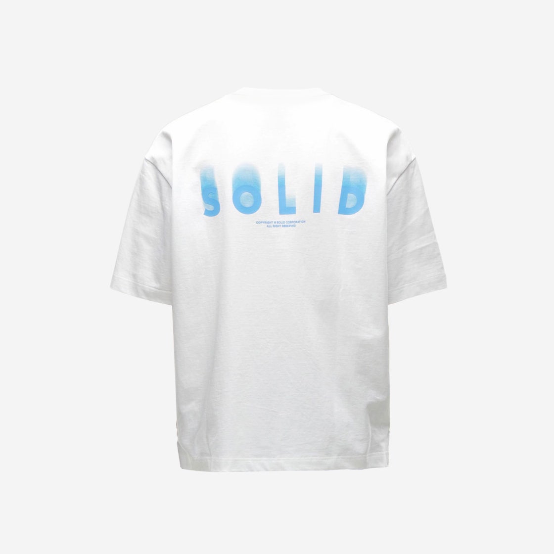 솔리드 옴므 스프레드 로고 티셔츠 화이트 | Solid Homme | KREAM