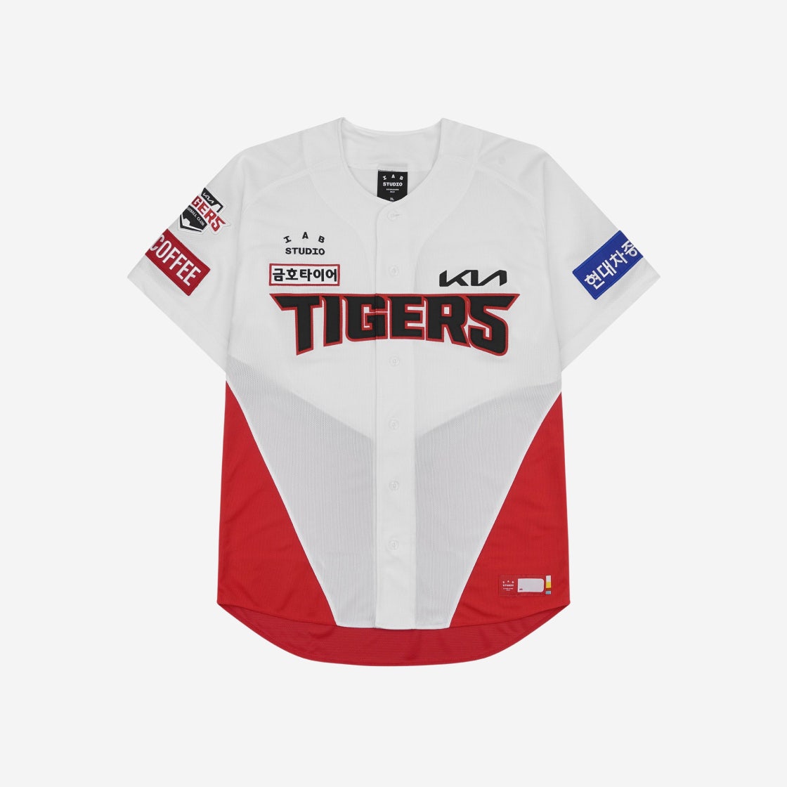 아이앱 스튜디오 x 기아 타이거즈 어센틱 홈 유니폼 화이트 (논 마킹 버전) | IAB Studio | KREAM