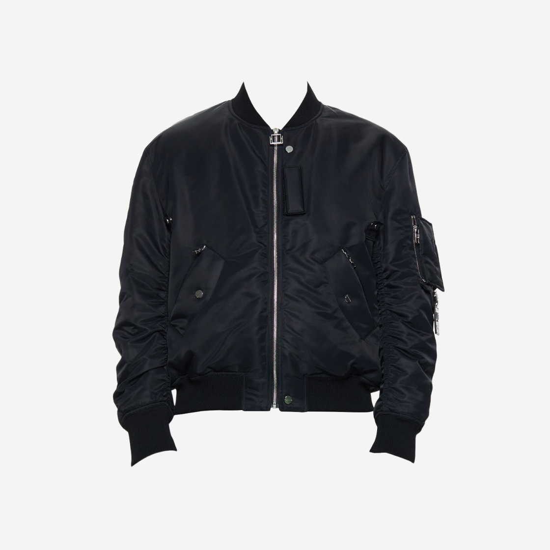 우영미 백로고 MA-1 점퍼 블랙 - 23FW | Wooyoungmi | KREAM