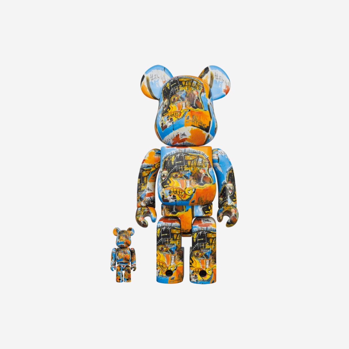 베어브릭 장미셸 바스키아 #10 100% & 400% 세트 | Bearbrick | KREAM
