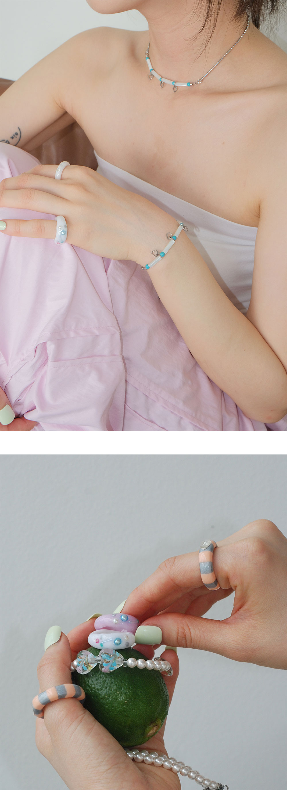 엔프프 올 캔디 링 화이트 | Nff | KREAM