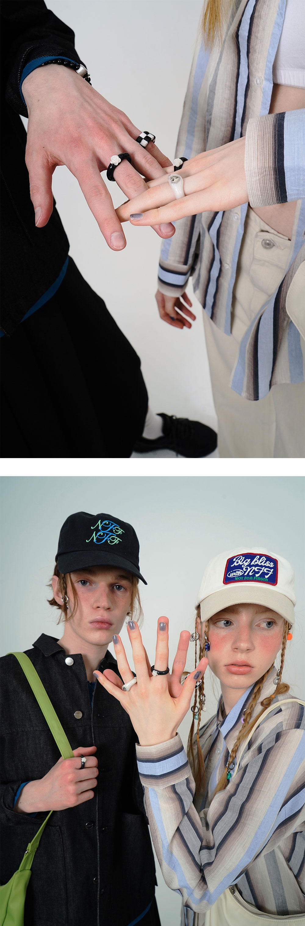 엔프프 하트 모티프 링 화이트 | Nff | KREAM