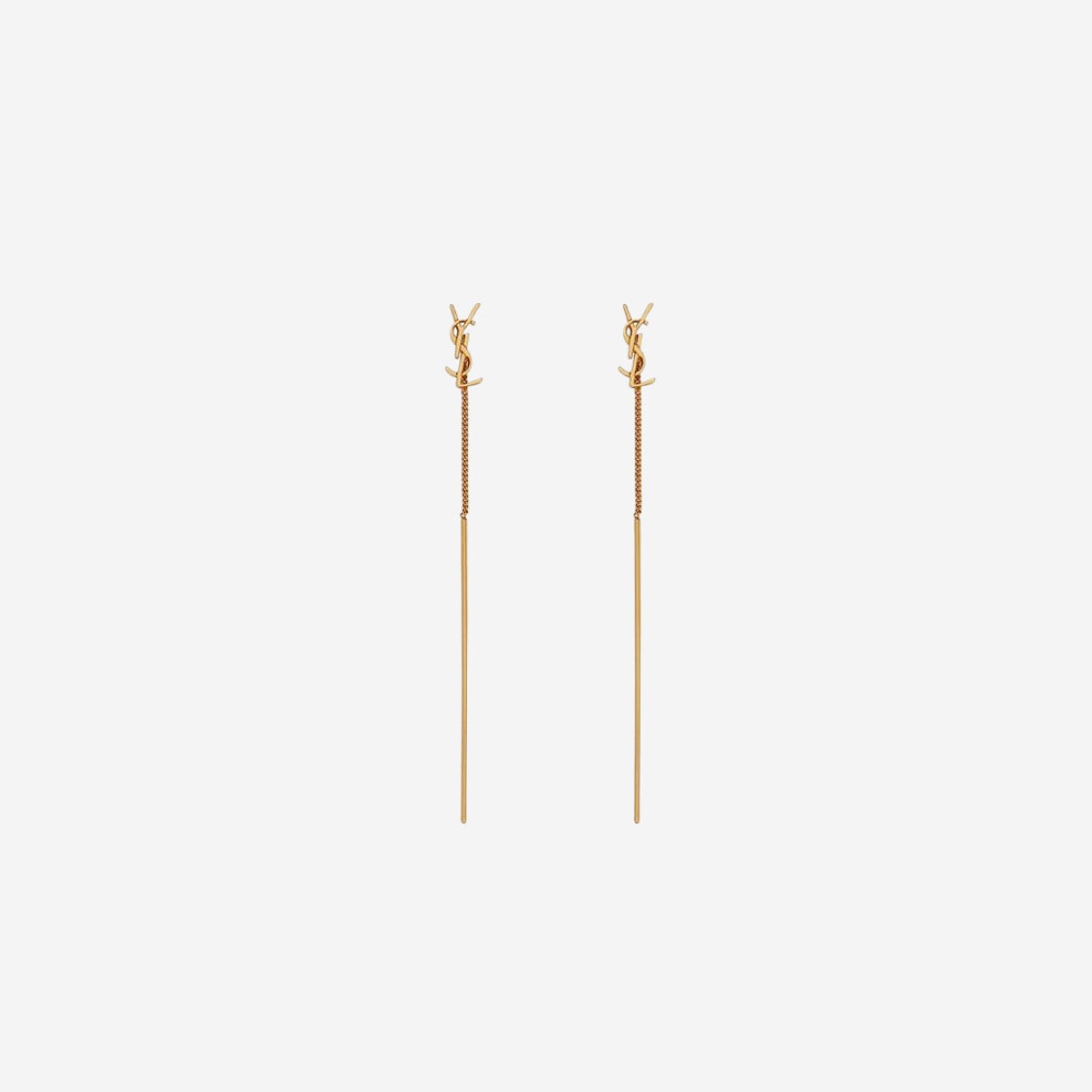 (W) 생로랑 오피움 YSL 트레더 이어링 메탈 골드 | Saint Laurent | KREAM