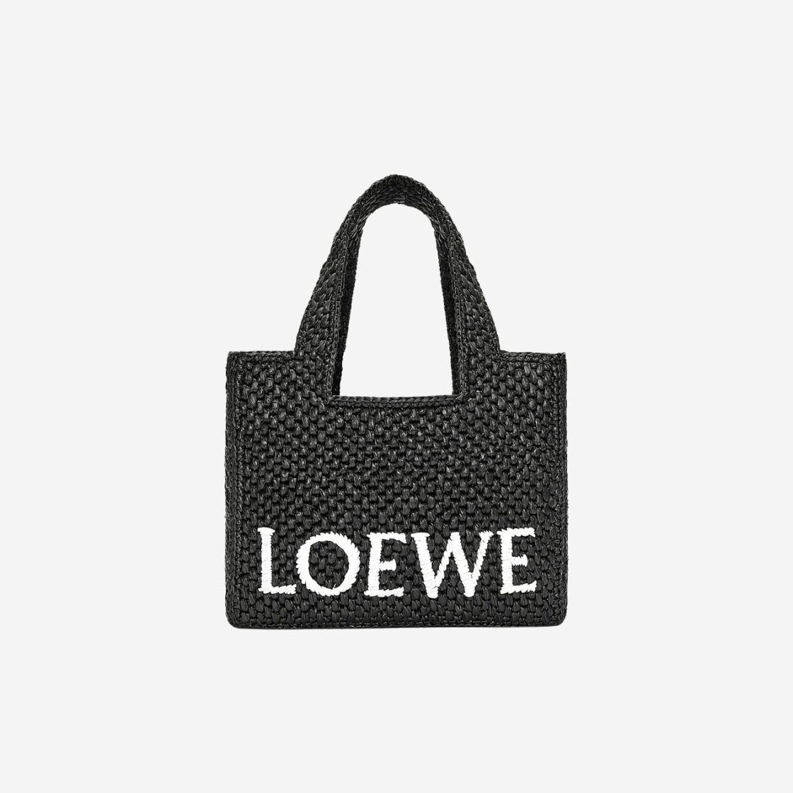 로에베 라피아 스몰 폰트 토트백 블랙 | Loewe | KREAM