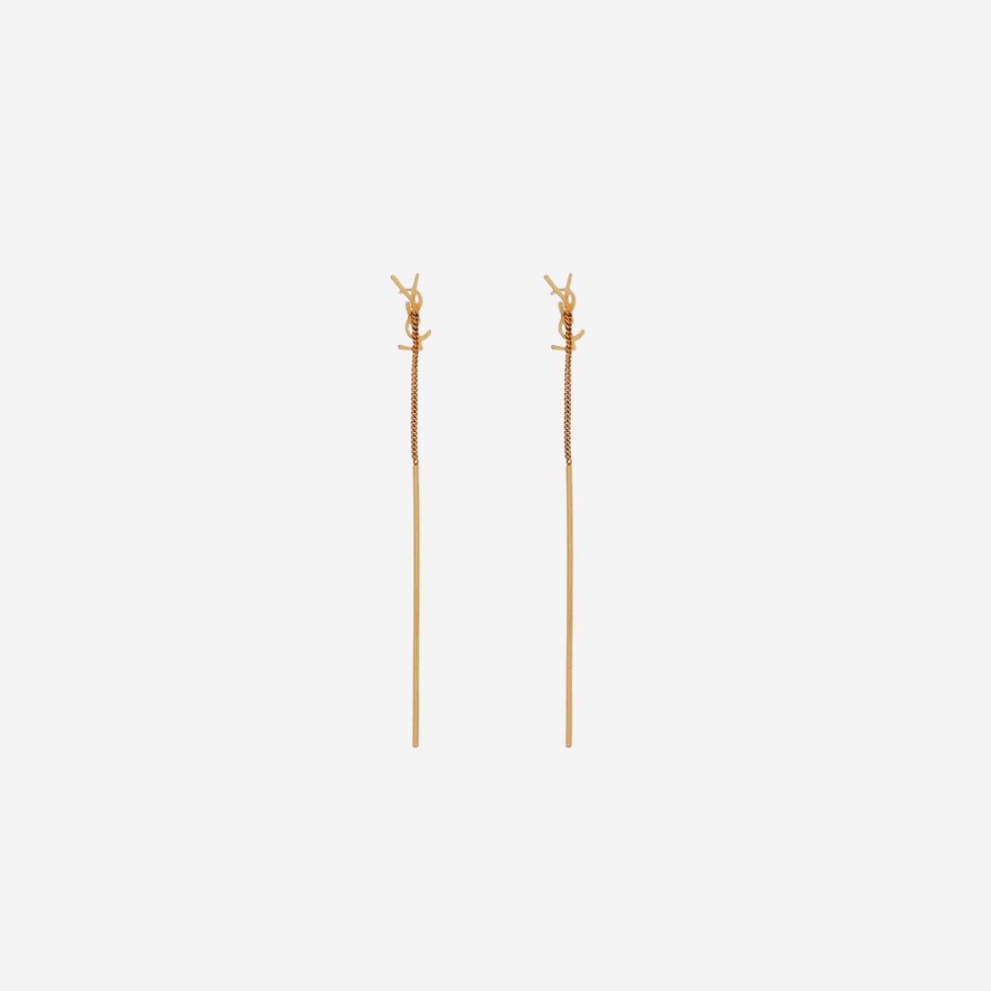 (W) 생로랑 오피움 YSL 트레더 이어링 메탈 골드 | Saint Laurent | KREAM