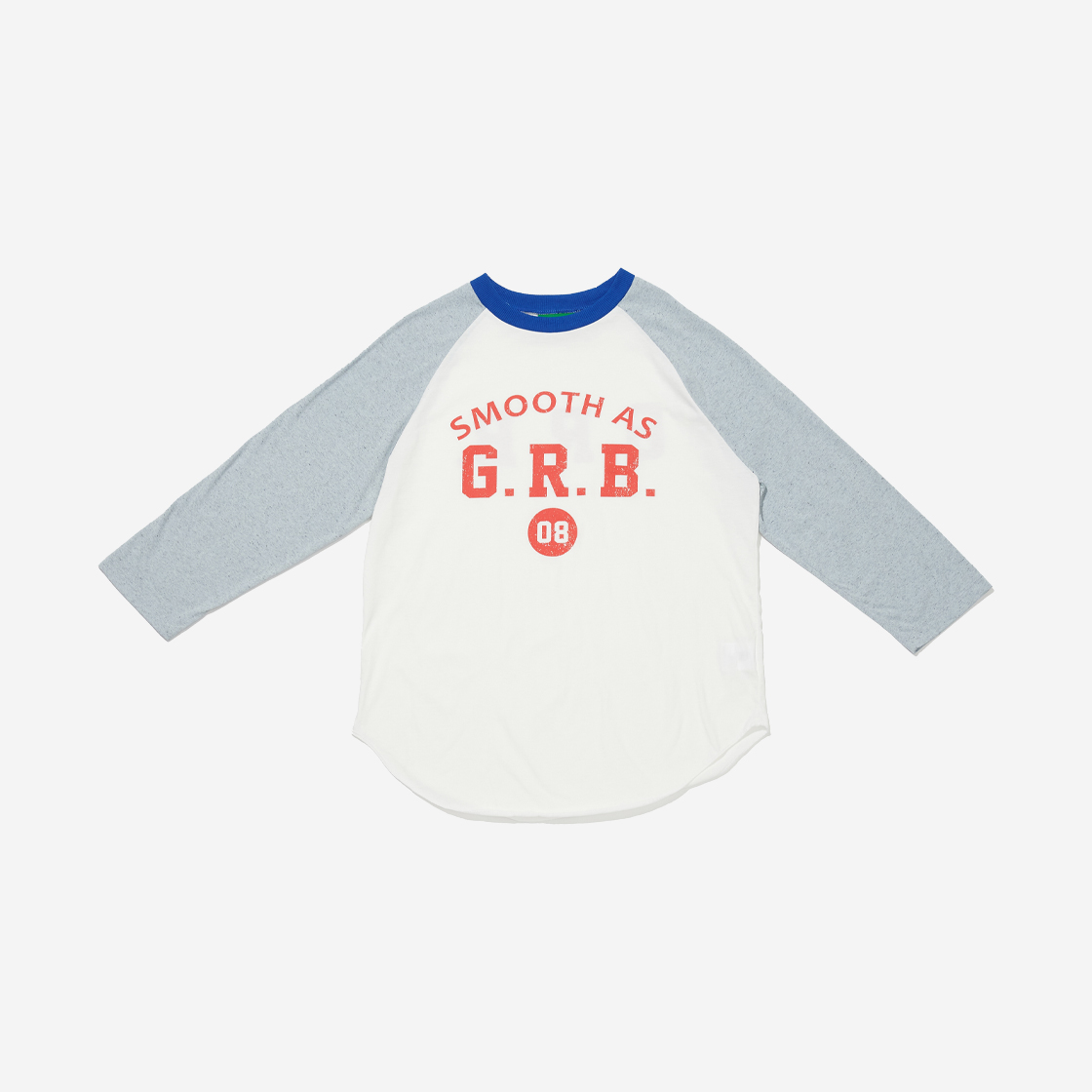 그린 버터 우먼 레글런 슬리브 쿠키 티셔츠 코발트 블루 레드 | GREEN BUTTER | KREAM