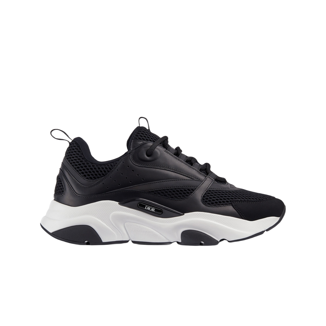 디올 B22 스니커즈 블랙 테크니컬 메쉬 카프스킨 | Dior | KREAM