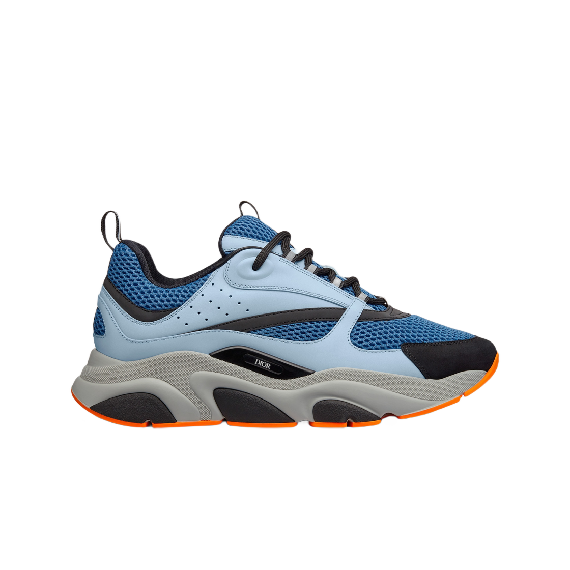 디올 B22 스니커즈 블루 테크니컬 메쉬 라이트 블루 스무스 카프스킨 | Dior | KREAM