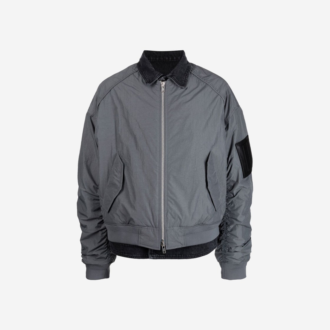 준지 데님 내피 MA-1 점퍼 그레이 - 23SS | JUUN.J | KREAM