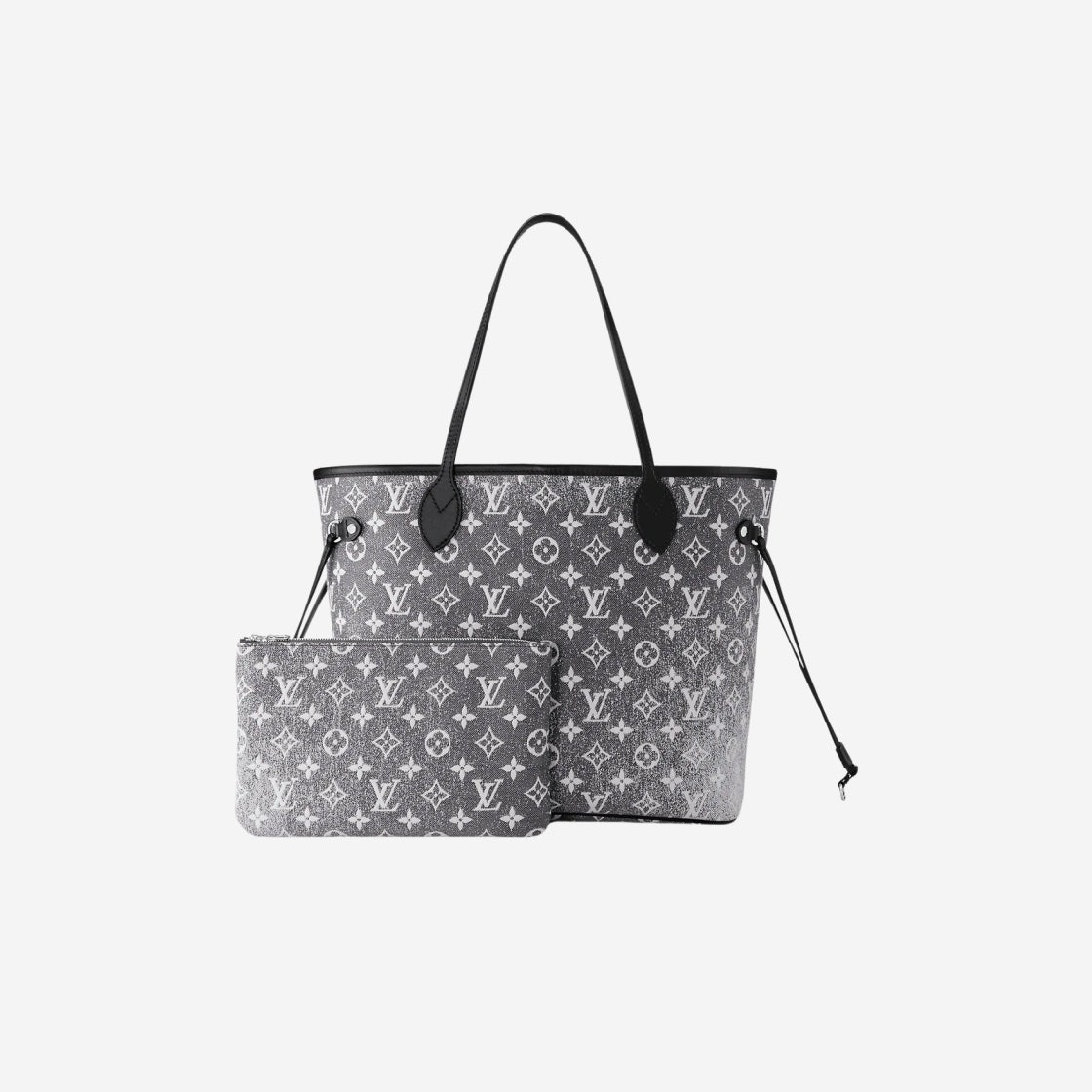 루이비통 네버풀 MM 데님 자카드 모노그램 그레이 | Louis Vuitton | KREAM