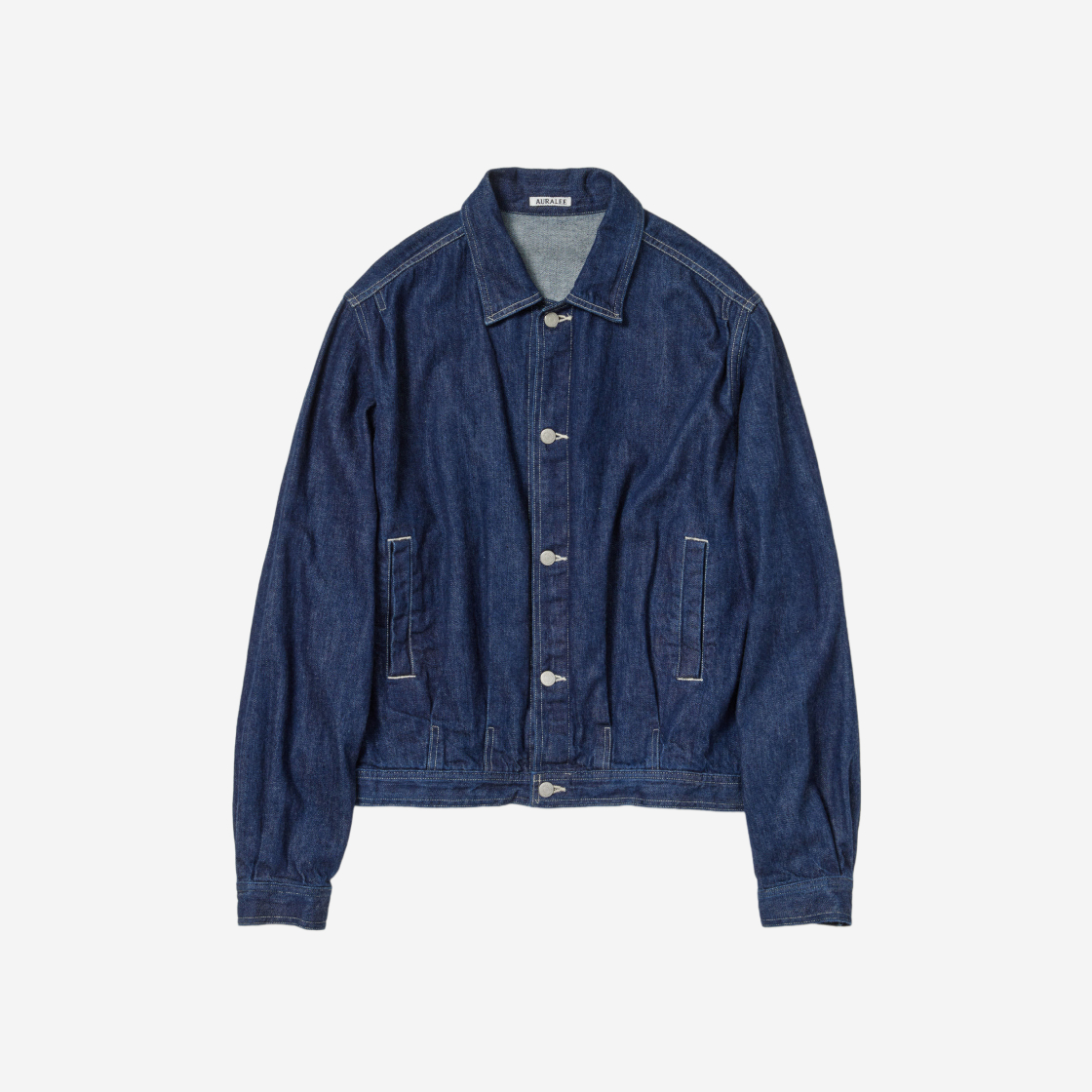 오라리 셀비지 라이트 데님 블루종 인디고 - 23SS | Auralee | KREAM