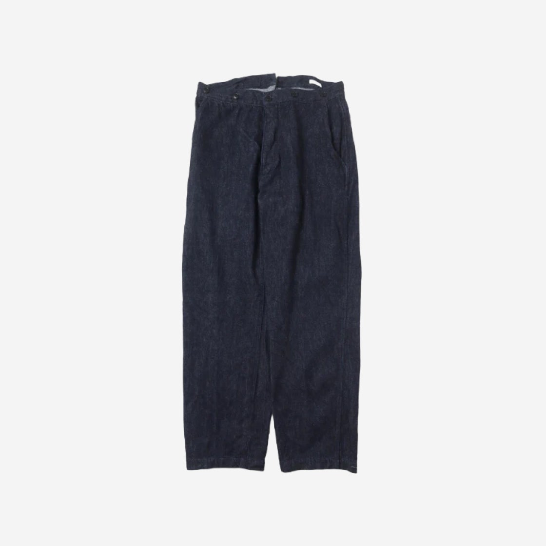 코모리 데님 오버팬츠 네이비 - 23SS | Comoli | KREAM