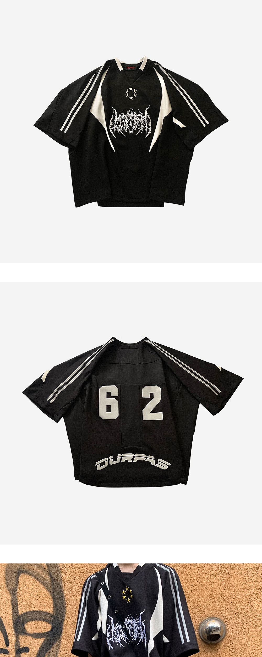 아워파스 062 저지 블랙 | Ourpas | KREAM