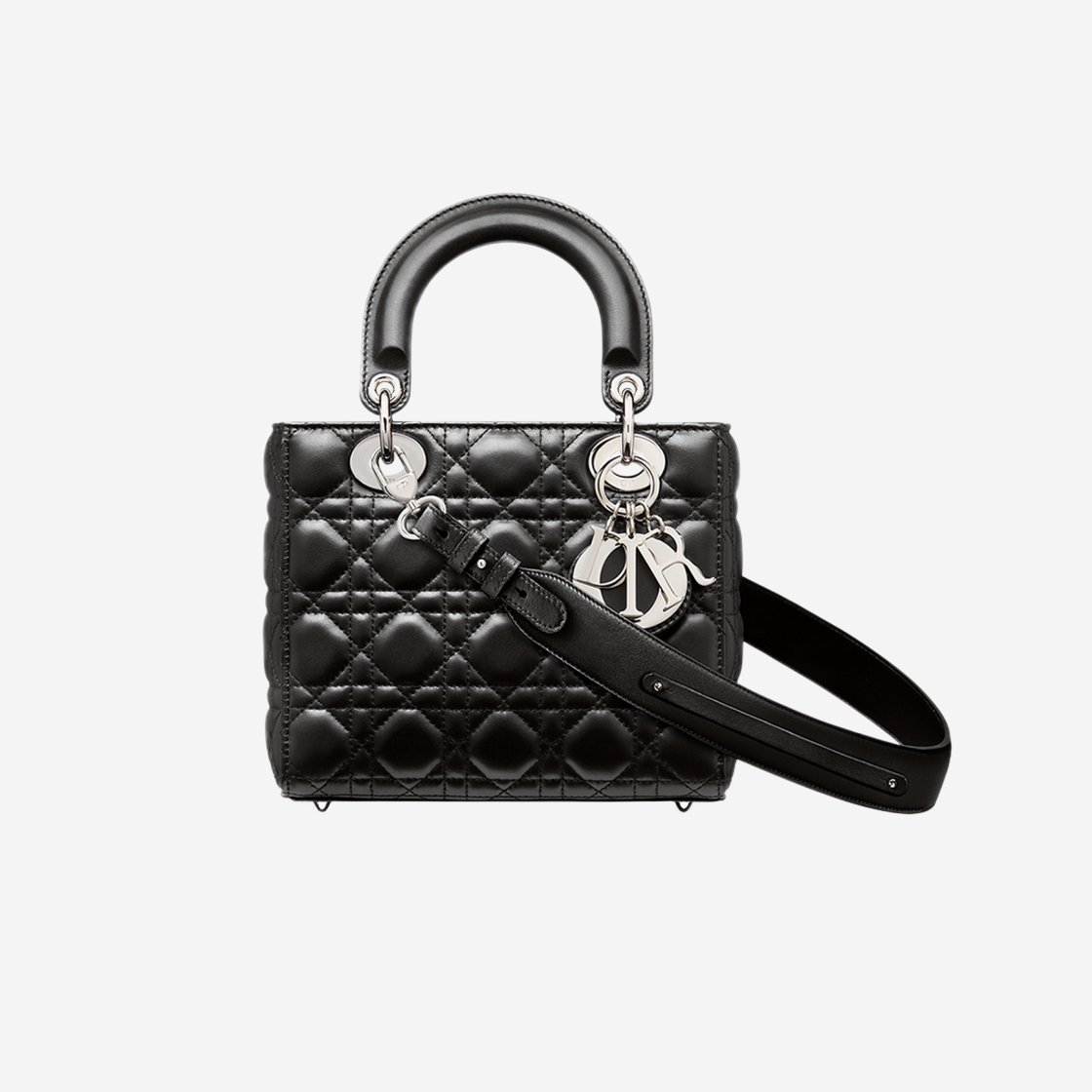 디올 스몰 레이디 백 마이 ABC디올 까나쥬 램스킨 블랙 | Dior | KREAM