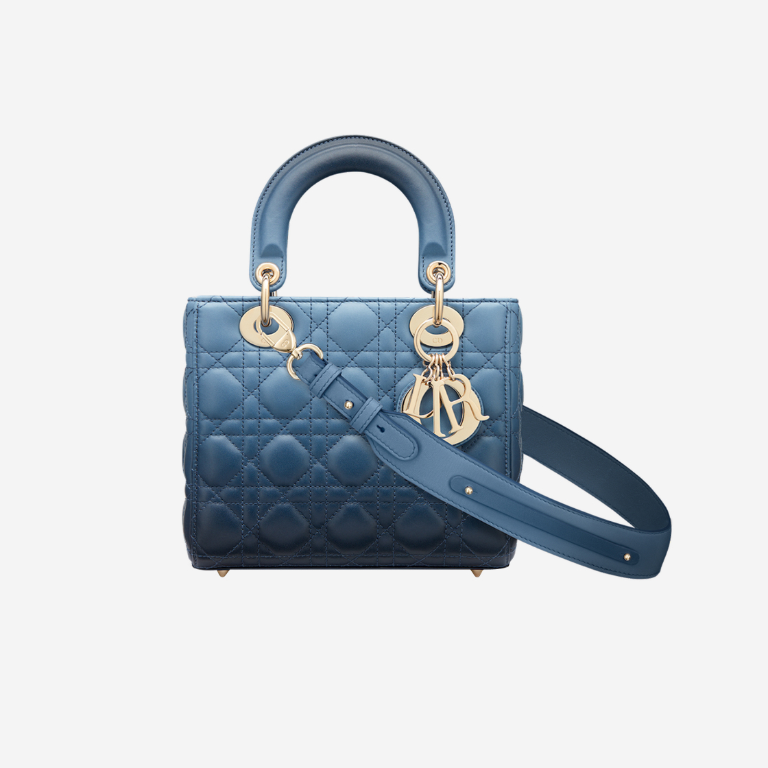 디올 스몰 레이디 백 마이 ABC디올 까나쥬 램스킨 인디고 블루 | Dior | KREAM