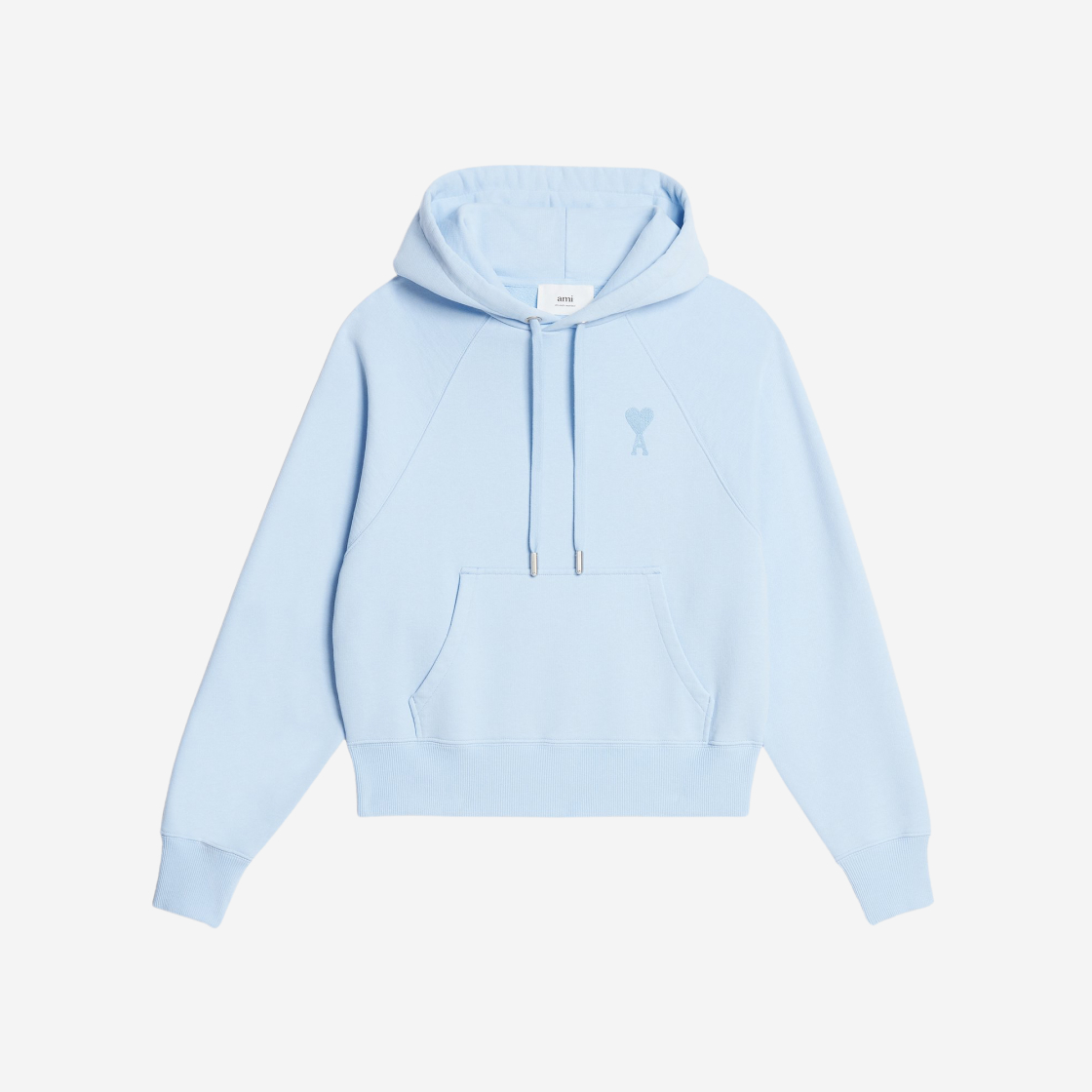 아미 톤온톤 하트 로고 후드 스카이 블루 스카이 블루 | AMI | KREAM