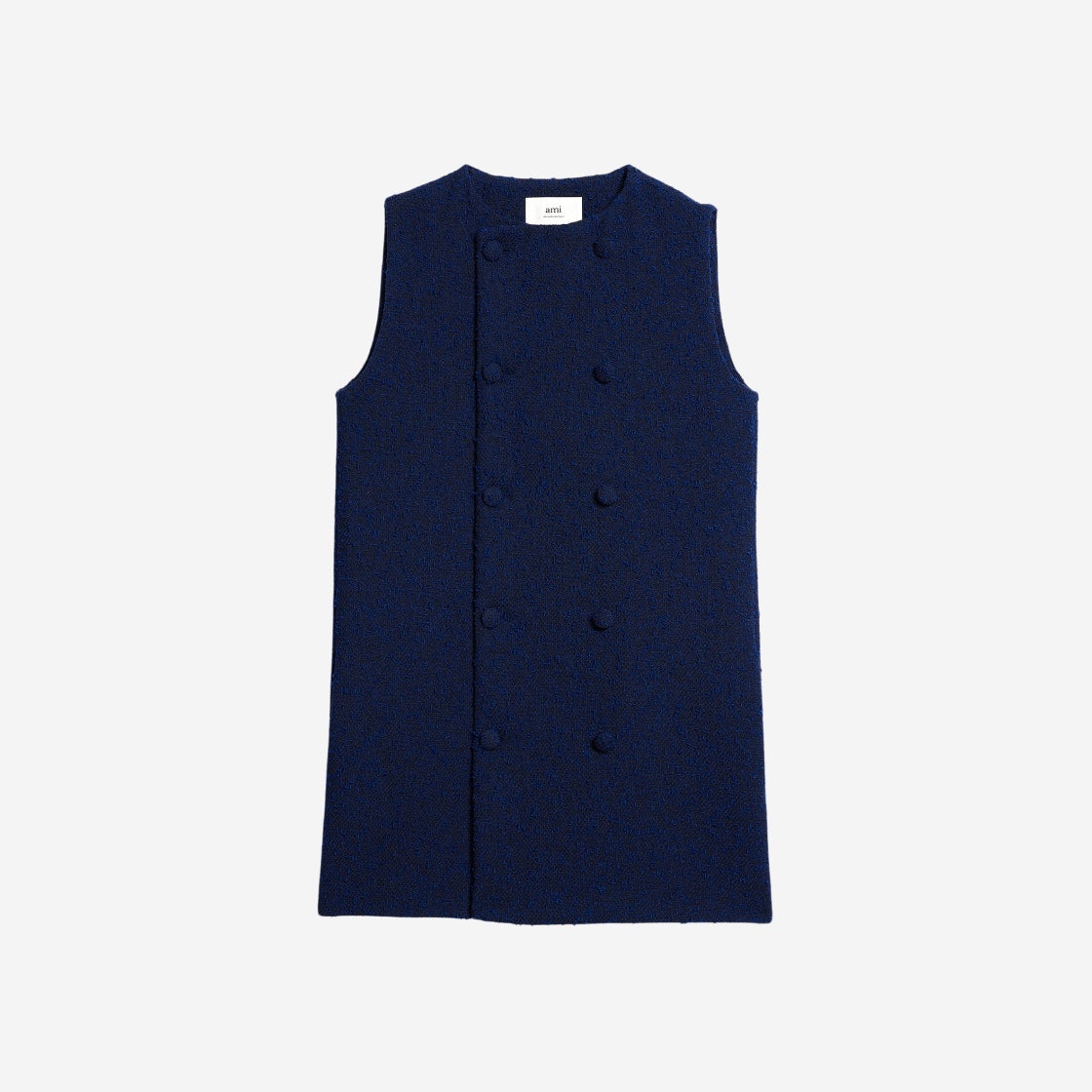 (W) 아미 더블 브레스티드 숏 드레스 노틱 블루 | AMI | KREAM