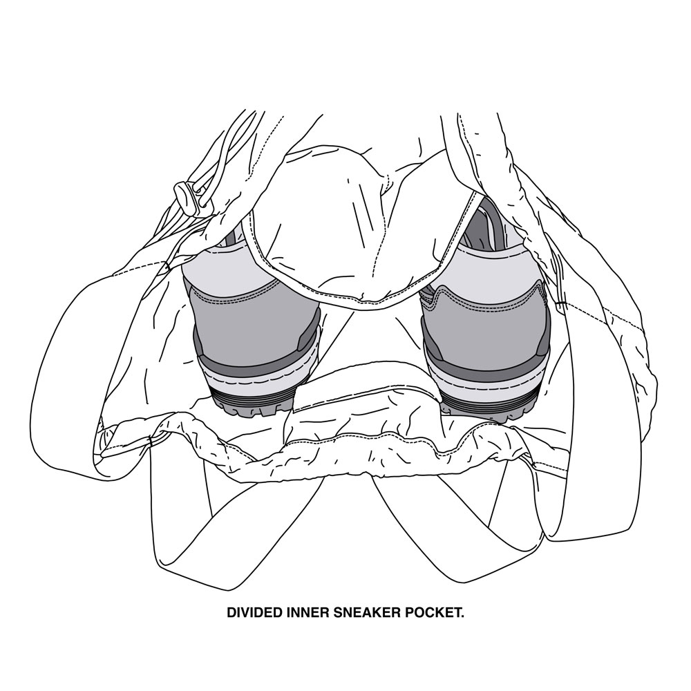 파운드 포켓 페더 짐색 블랙 | Found Pocket | KREAM