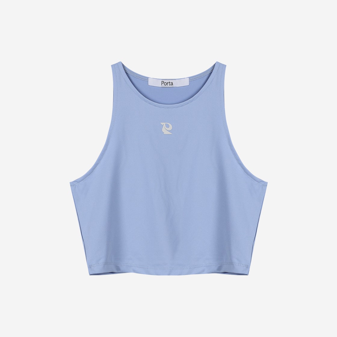 포르타 우먼 크롭 저지 슬리브리스 블루 | Porta | KREAM