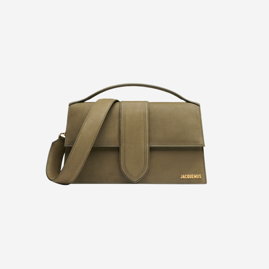 자크뮈스 르 밤비누 플랩 백 다크 카키 | Jacquemus | KREAM