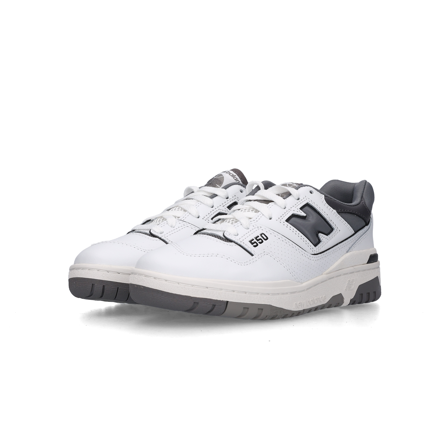 뉴발란스 550 화이트 그레이 다크 그레이 - 2E 와이드 | KREAM