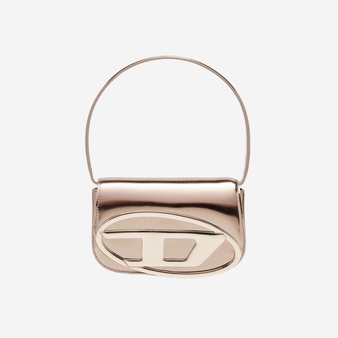 디젤 1DR 숄더백 인 미러드 레더 브론즈 | Diesel | KREAM