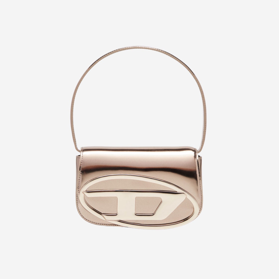 디젤 1DR 숄더백 인 미러드 레더 브론즈 | Diesel | KREAM